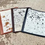 Genuine Black Brindle Cowhide Planner/Folder – JK Ranch Supply