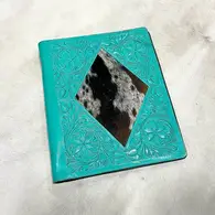 Genuine Turquoise Cowhide Planner/Folder – JK Ranch Supply