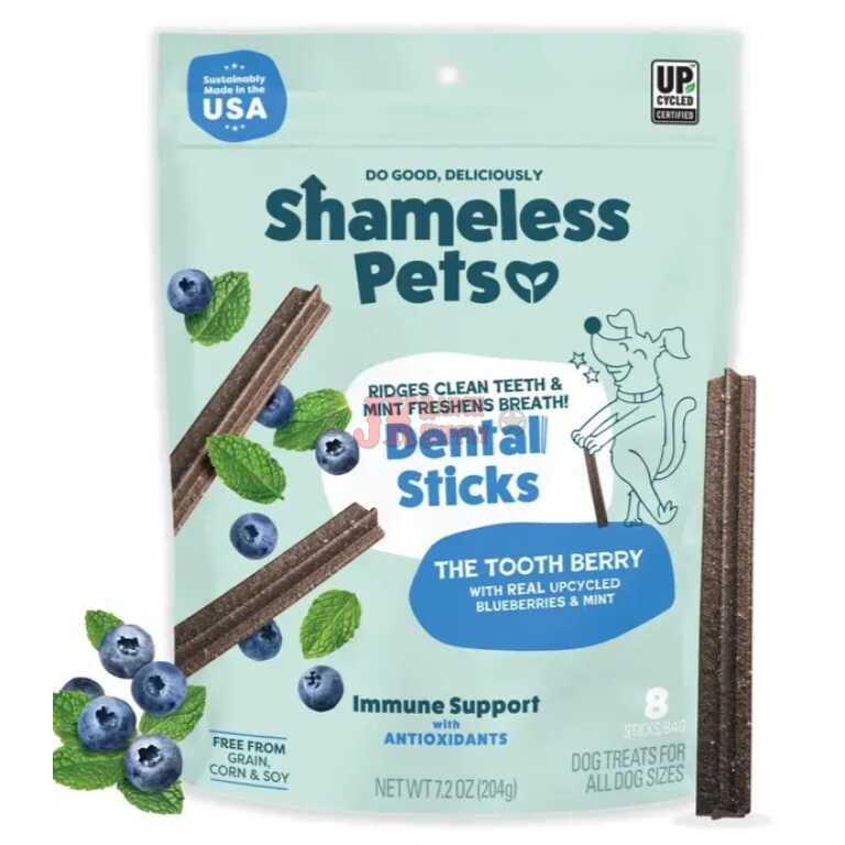 SHAMELESS PETS Tooth Berry Dog Dental Sticks – JK Ranch Supply